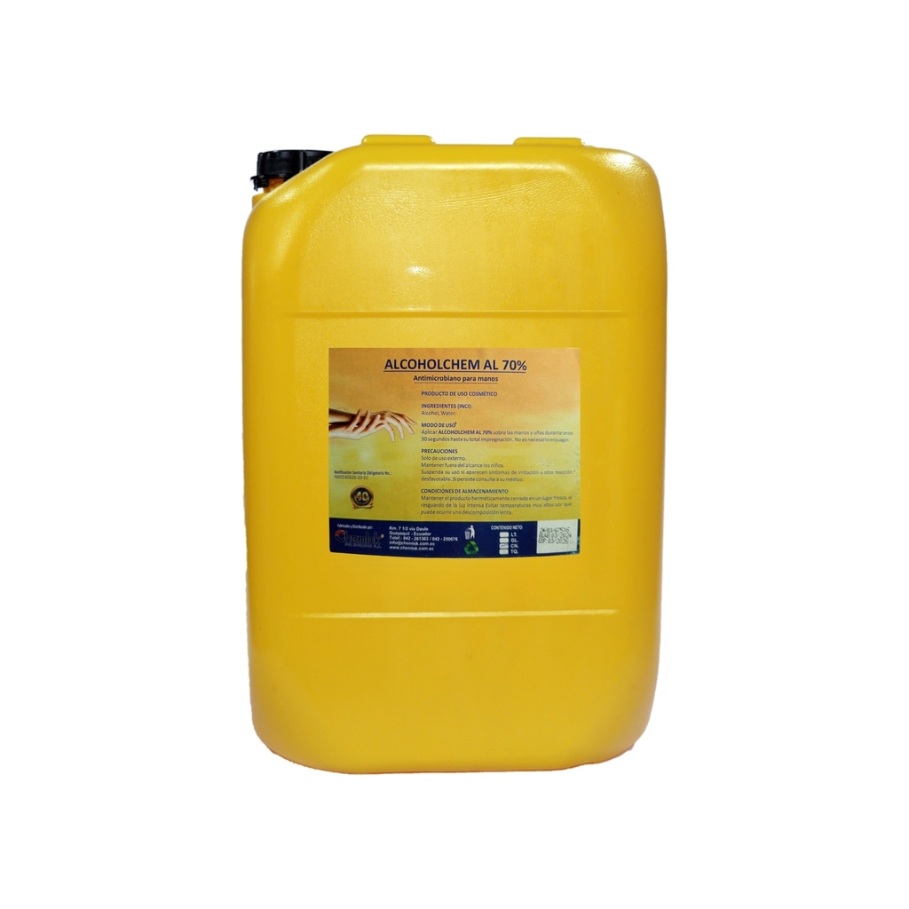 Alcohol Liquido 70% Caneca Chem | Servigama